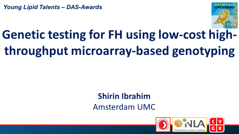 Slides: Genetic testing for FH using low-cost high-throughpu