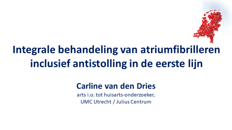 Slides |Integrale behandeling van atriumfibrilleren inclusie