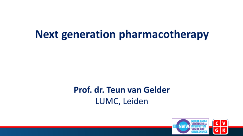 Slides: Next generation pharmacotherapy