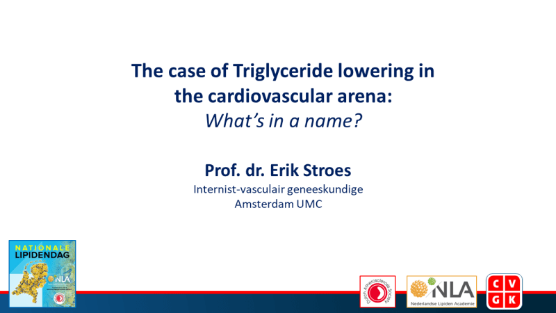 Slides: The case of Triglyceride lowering in the cardiovascu