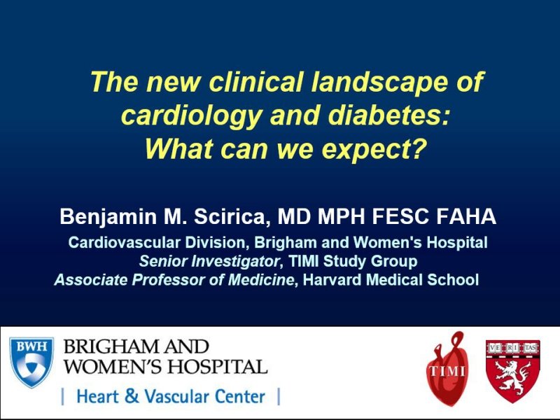 The new clinical landscape of cardiology and diabetes: What